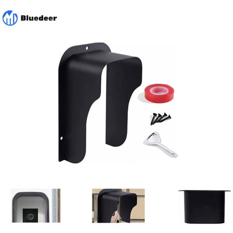 Protection et fixtion pour interphone, visiophone et sonnette