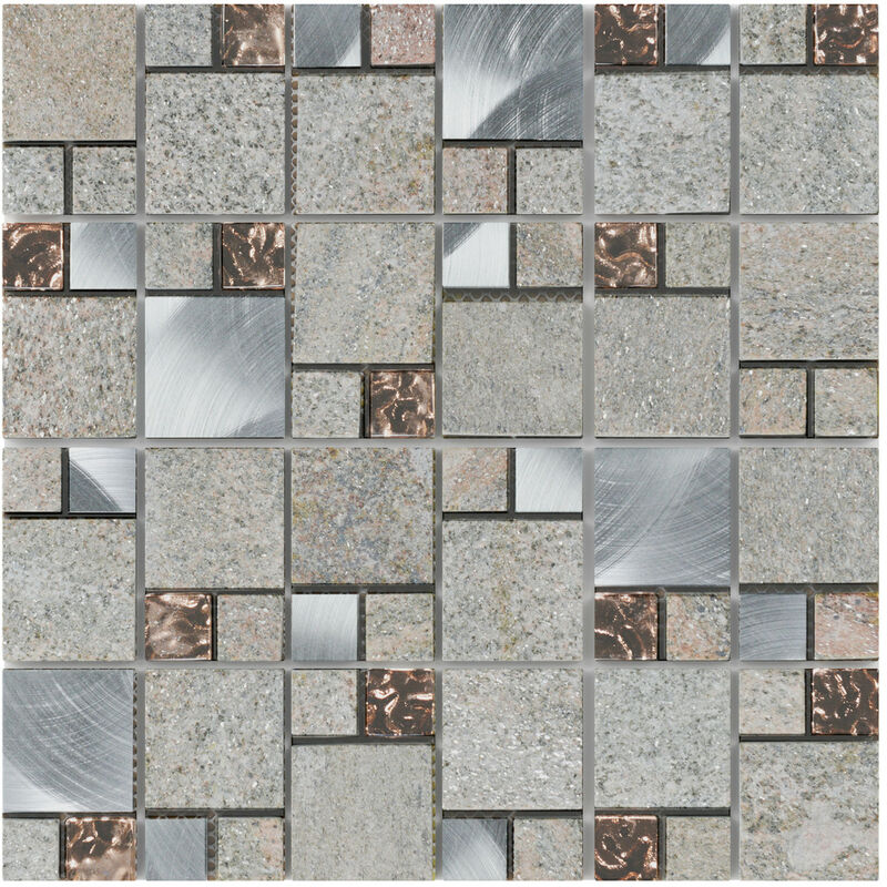 Wholesale Domestic - Craft Meteor Rose 30cm x 30cm Mosaic Tile Sheet
