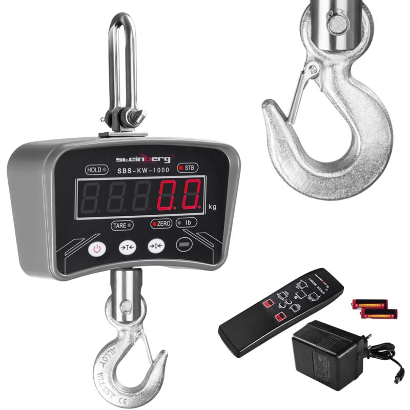 Crochet Peseur 1000 Kg - Peson Boîte Pesage Balance Industrielle ...