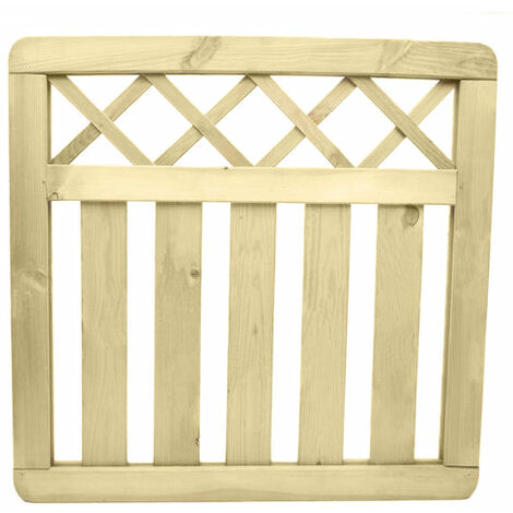 Wooden garden gates