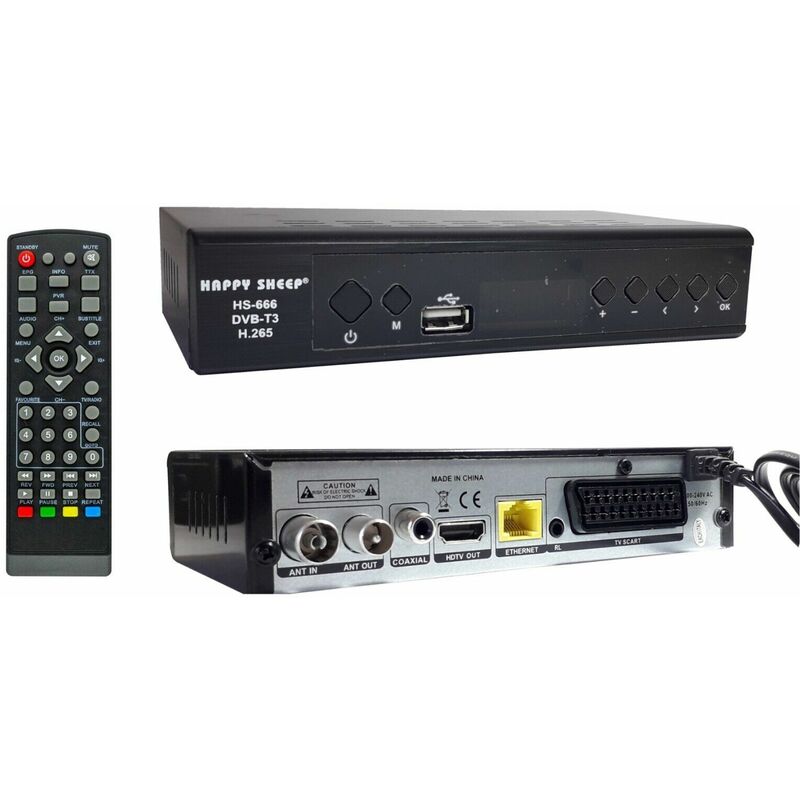 Telesystem - Devoder Ricevitore Digitale Terrestre Dvb-T2 Scart Hdmi If Loop Tlc - Tele System ...