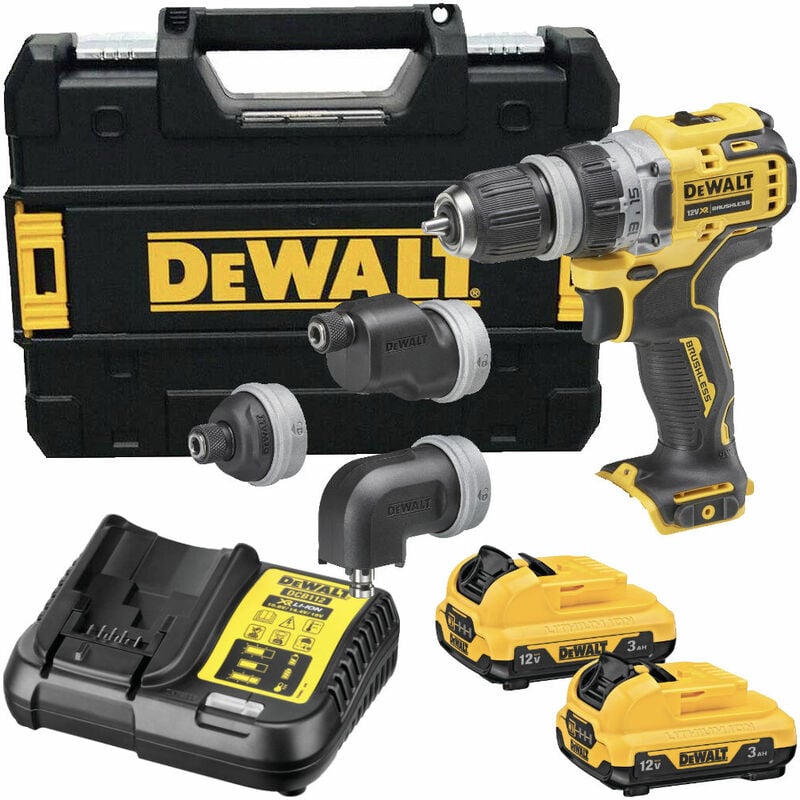 Dewalt - Dcd703l2t 12V Xr Brushless Multi-Head Drill Driver 2 X 3.0Ah | Dewalt | US