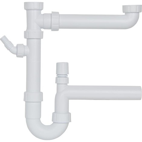 Siphon double vasque à prix mini