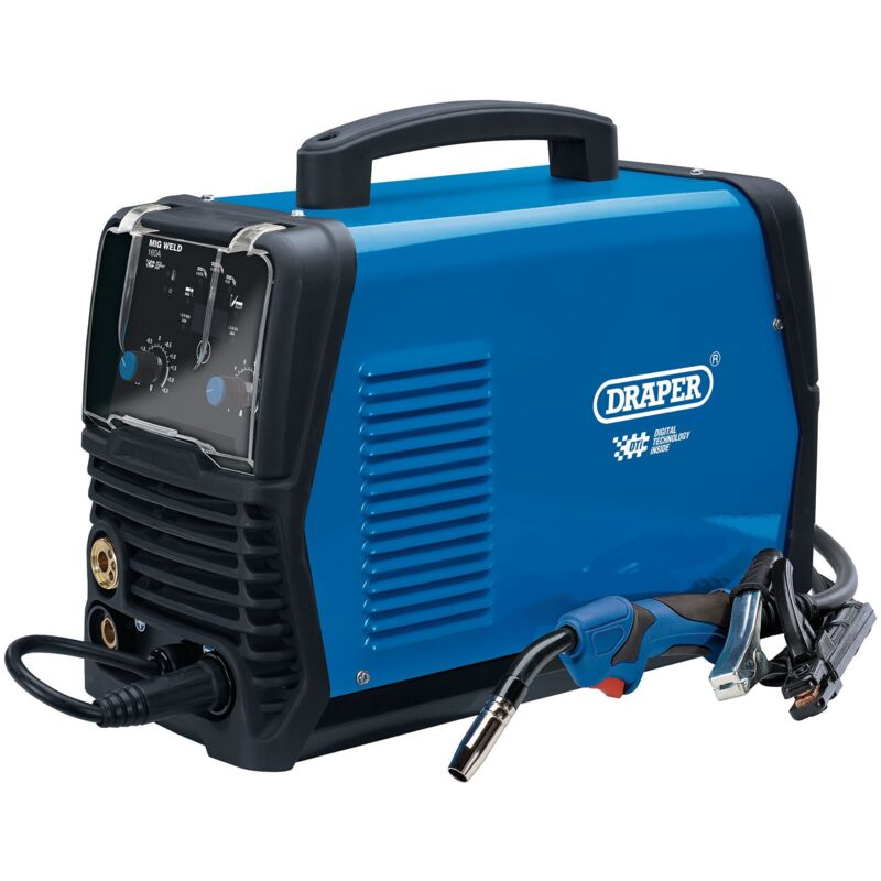 Draper - 70047 Gas/Gasless Mig Inverter Multi-Welder Dti, 160A | Draper ...