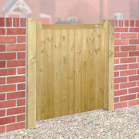 Wooden garden gates