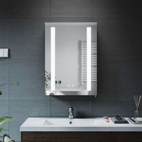 Sheva battery powered led bathroom cabinet store