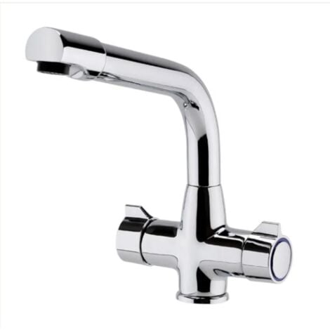 Dual lever kitchen taps