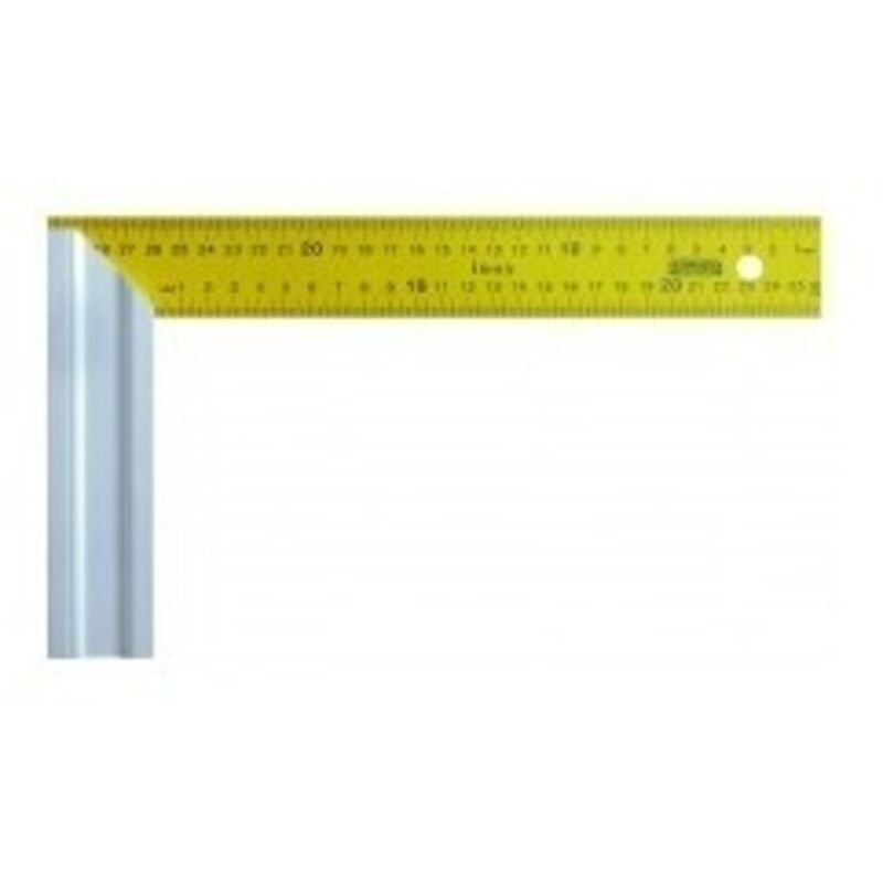 Equerre de menuisier en aluminium - graduée - Longueur 250 x 145 mm ...