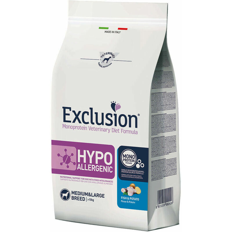 Cane Hypoallergenic Pesce Fish 12 Kg - Exclusion | EXCLUSION | US