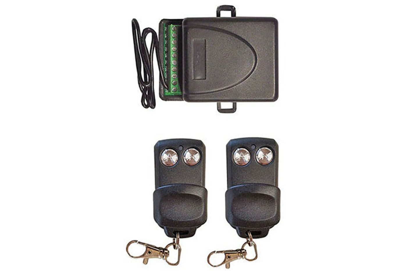 Kit Ricevitore 2 Telecomandi Universale 433MHz Apertura Cancello Automatica