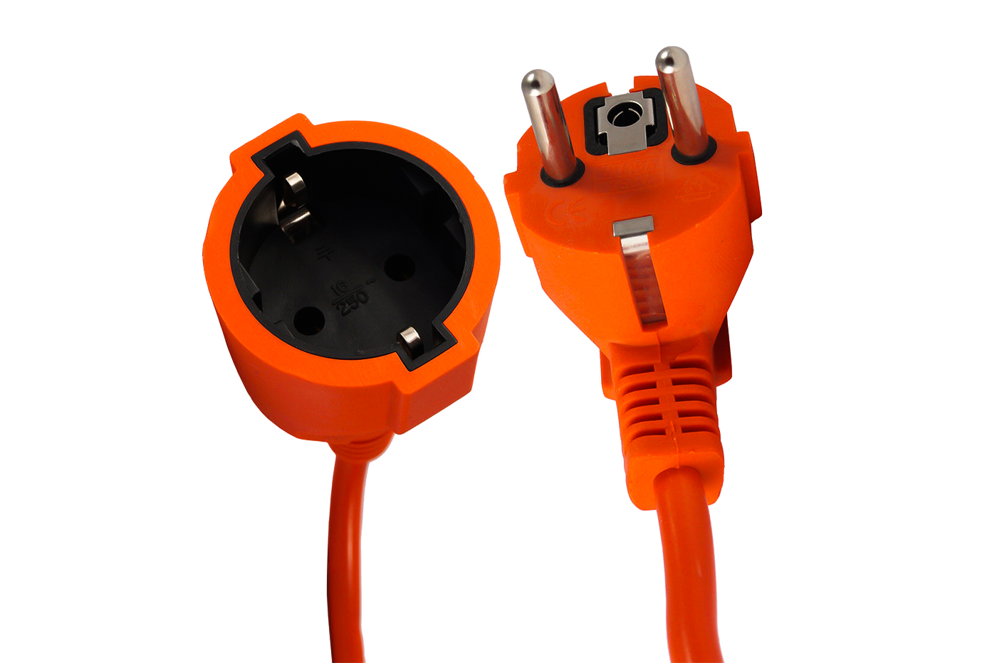 Cavo prolunga elettrica presa schuko maschio femmina 20 metri esterno ...