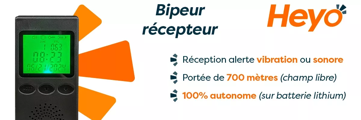 Alerte de passage sans fil longue distance 700m - Détecteur de ...