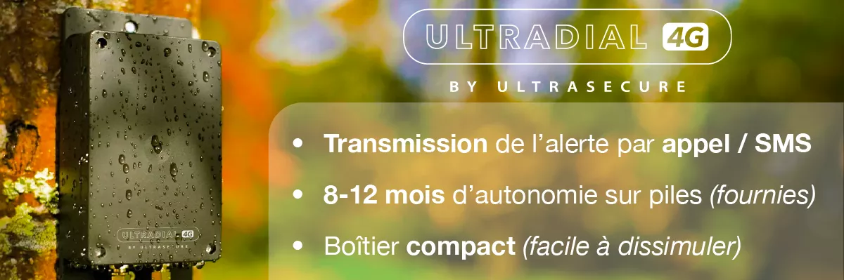Alerte niveau d'eau GSM 2G+3G+4G 100% autonome UltraDIAL avec 1 flotteur inox et 1 télécommande ...