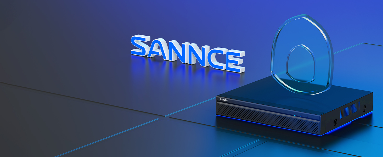 SANNCE Wired PoE CCTV Camera System,16CH NVR with 3MP×12 Security ...