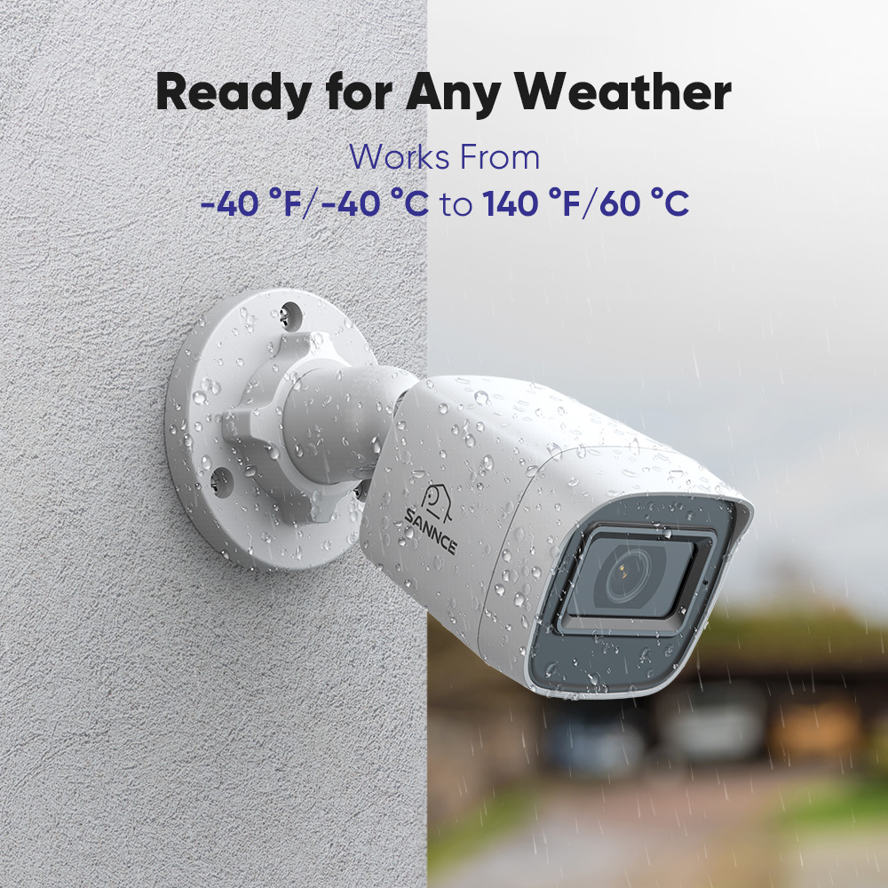 SANNCE 1080P 16CH Wired CCTV Camera System 16x 2MP Bullet Cameras 2MP ...