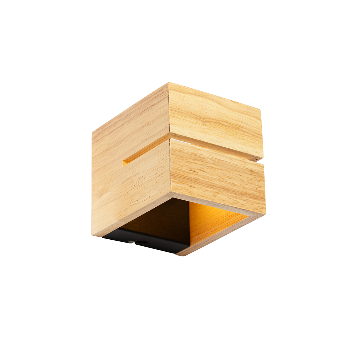 Country Wall Light Oak Wood 9.7 cm - Transfer Groove
