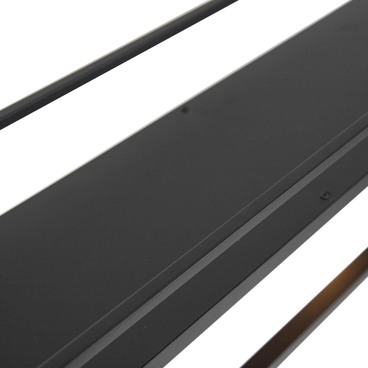 Industrial Pendant Light Black with 4-Light Rack - Cage Rack