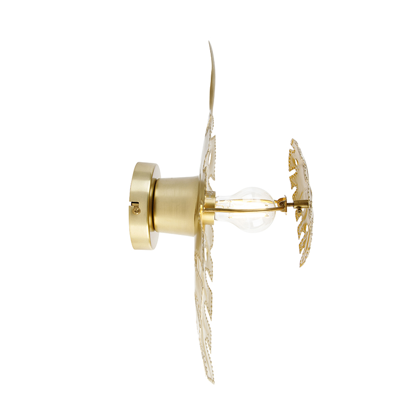 Design Wall Light Antique Gold - Carballo