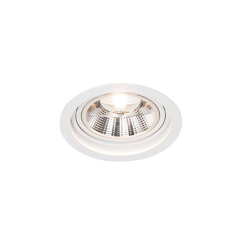 Round Recessed Spot White Adjustable - Chuck 111