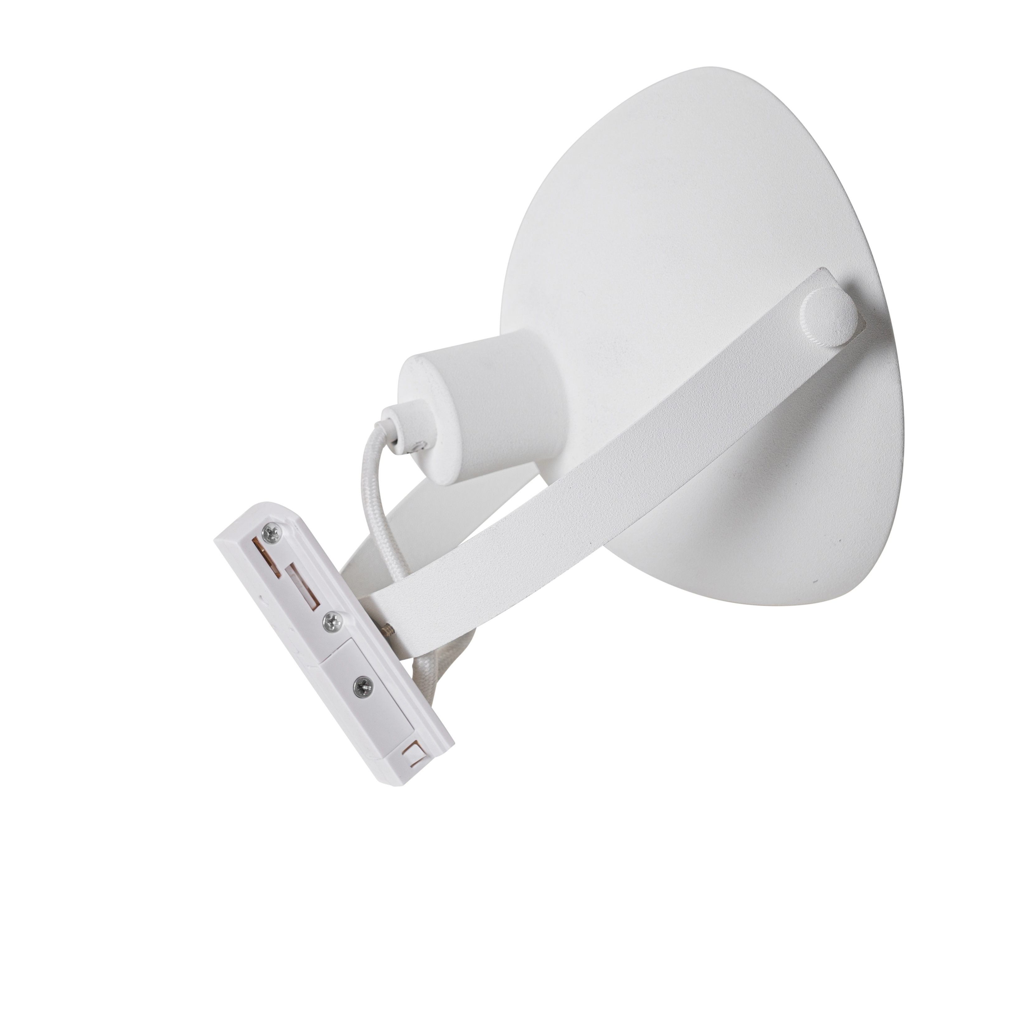 Industrial Track Spotlight White with Silver Interior - Iconic Magnax