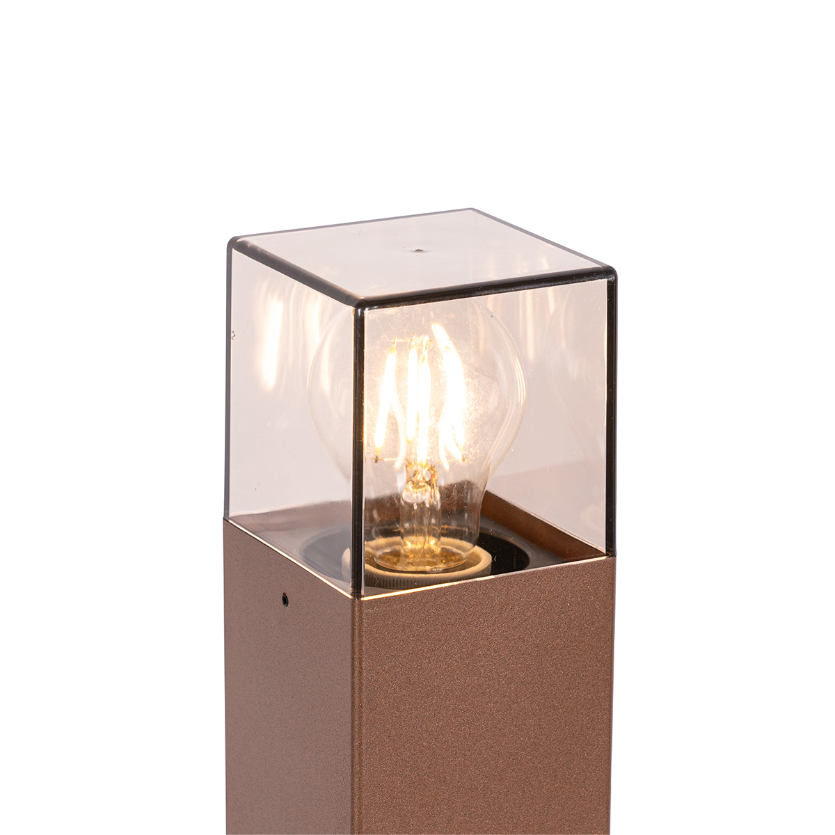 Smart Standing Outdoor Lamp Rust Brown 70 cm Incl. Wifi P45 - Denmark