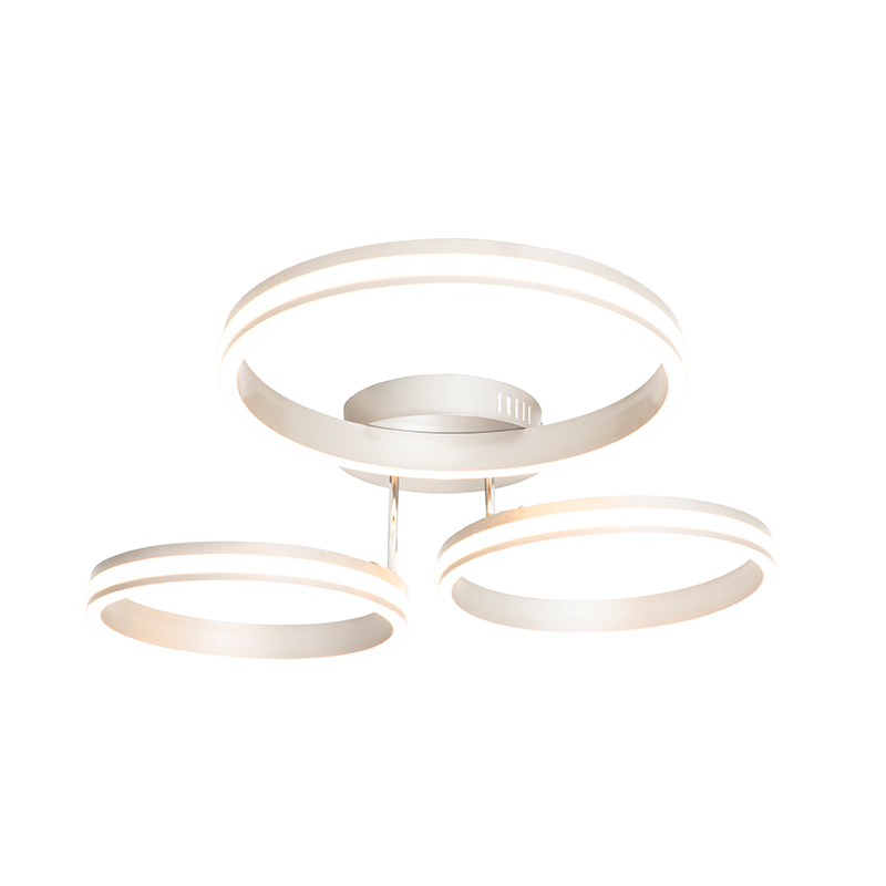 Steel Ceiling Light Incl. LED 3-Step Dimmable 3-Light - Navara