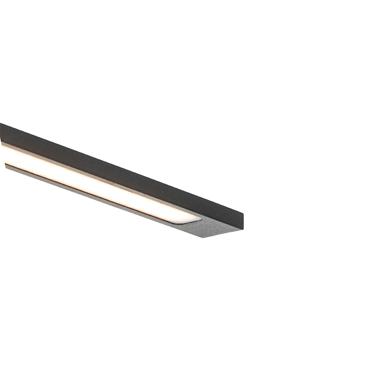 Modern Wall Light Black 62 cm Incl. LED IP44 - Jerre