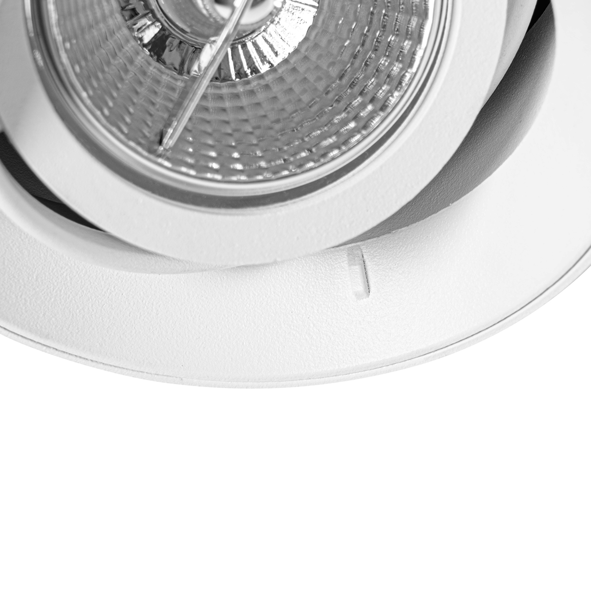 Modern Recessed Spotlight White GU10 AR70 Round Trimless - Oneon