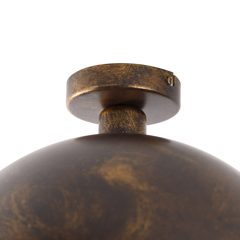 Industrial Ceiling Light Rust Brown 35 cm - Magna Classic