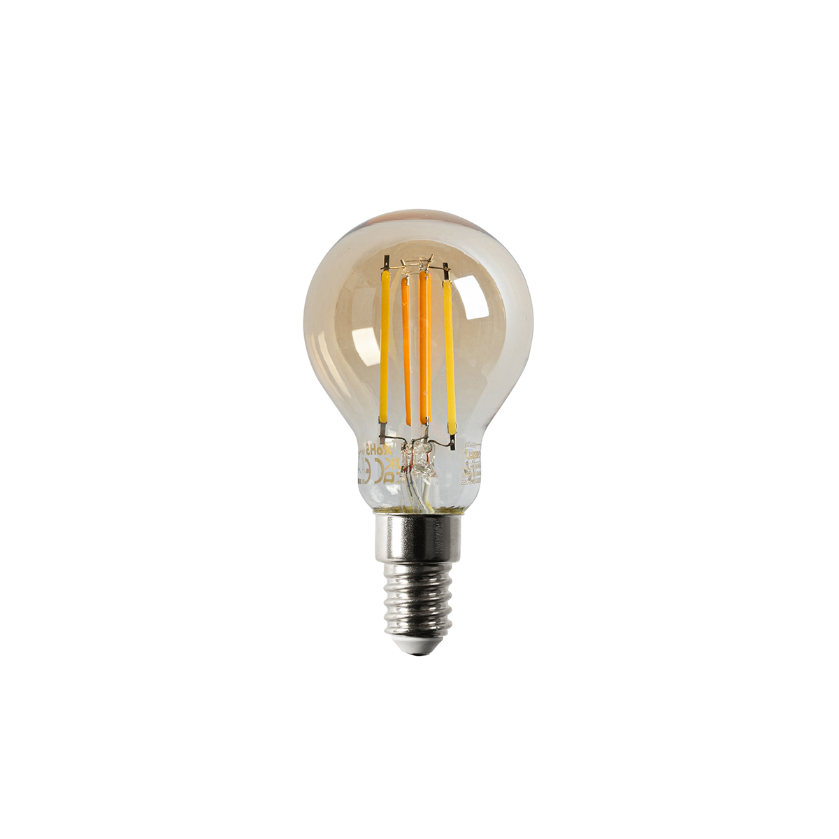 Smart E14 dimmbar in Kelvin LED-Lampe P45 Goldline 4,9W 470 lm 1800-4000K