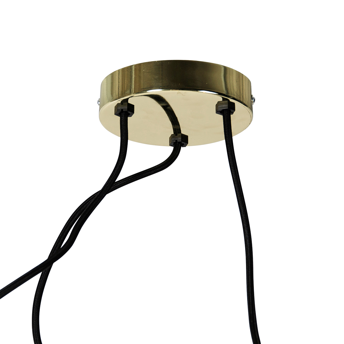 Gold Pendant Light 3-Light Incl. LED Gold Dimmable - Cava Luxe