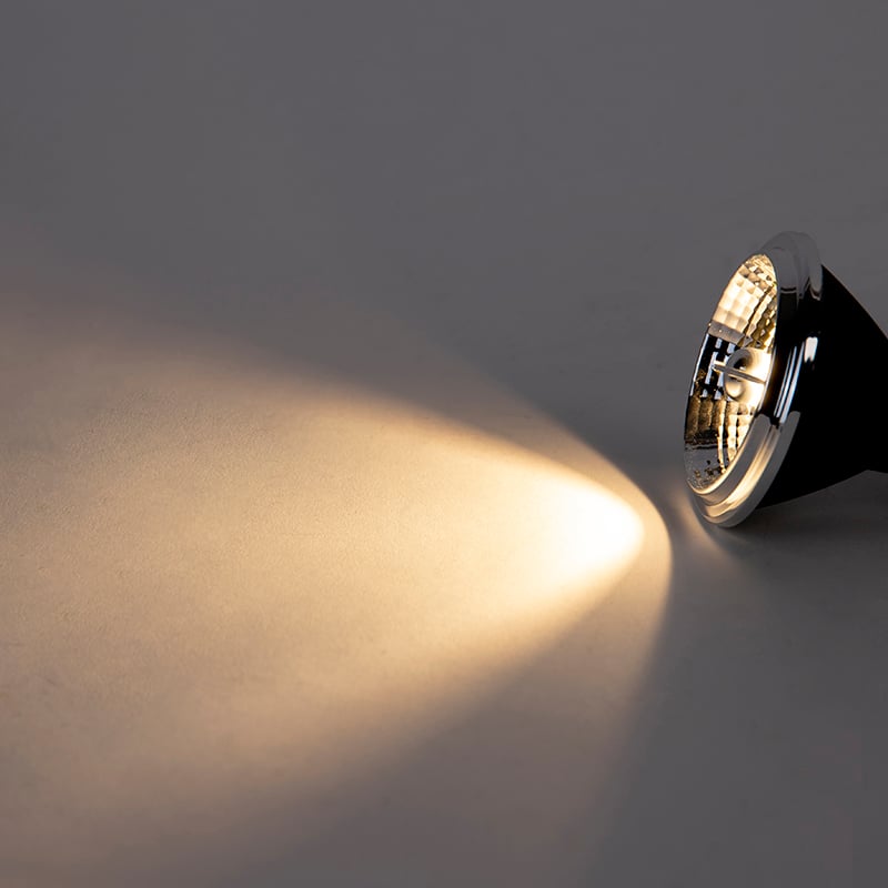 Set of 5 GU10 3-Step Dim-to-Warm LED Bulbs AR70 6W 320lm 2000-3000K