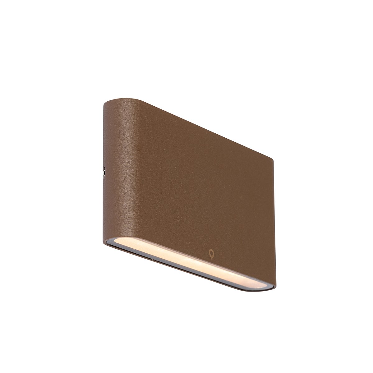 Modern Outdoor Wall Light Rust Brown 17.5 cm Incl. LED IP65 - Batt