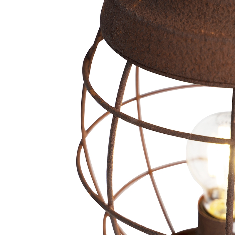 Rustic Table Lamp Rust - Lentera