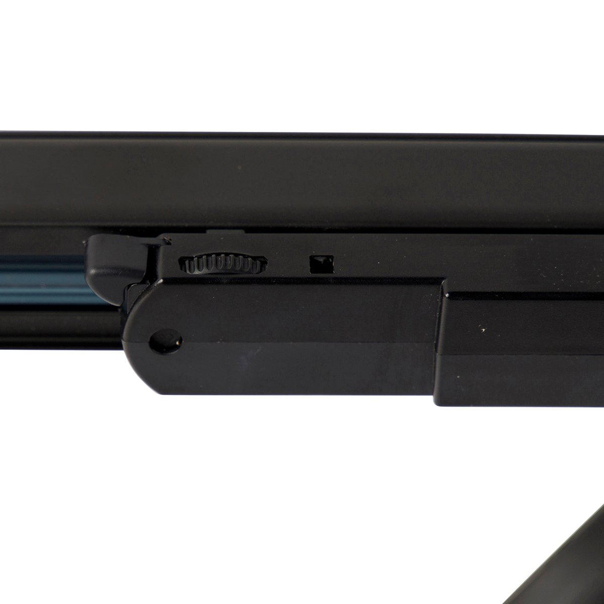 Modern 3-Phase Track System with 4 Black Spotlights - 3-Phase Ruler