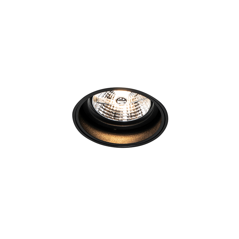Modern Recessed Spotlight Black Trimless - Impact 70
