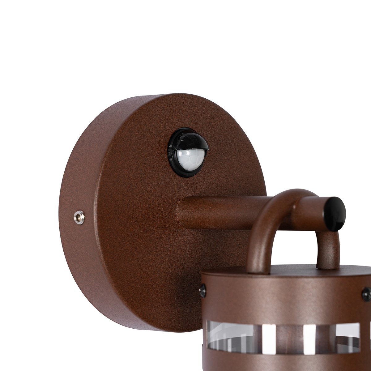 Outdoor Wall Light Rust Brown IP44 with Motion Sensor - Ruben