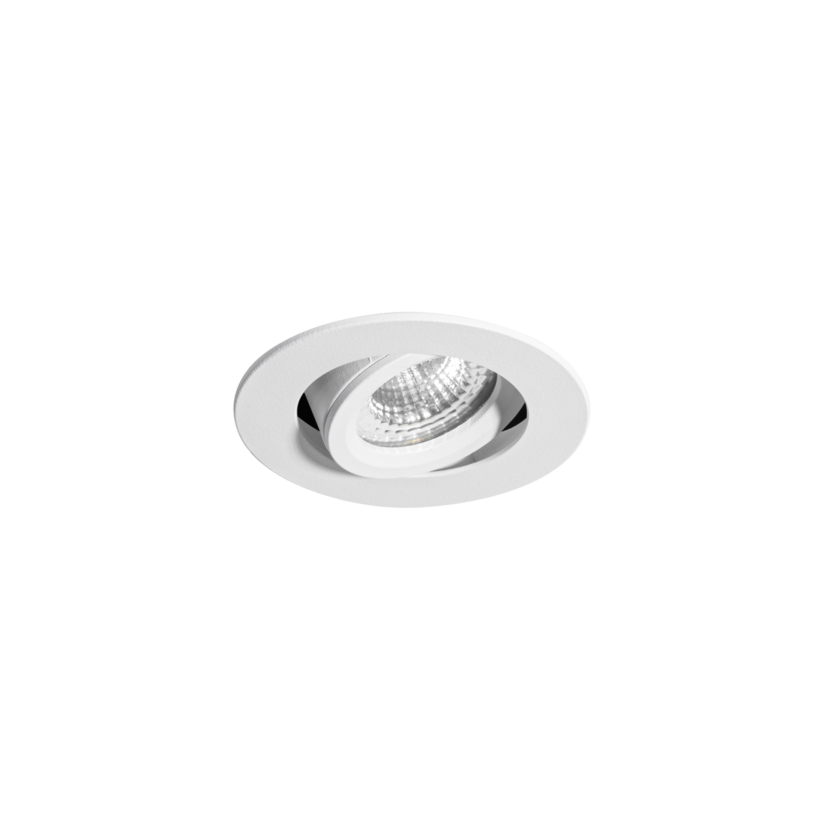Recessed Spotlight White Tiltable 6.5cm Incl. LED IP54 Ultra Slim - Pupil
