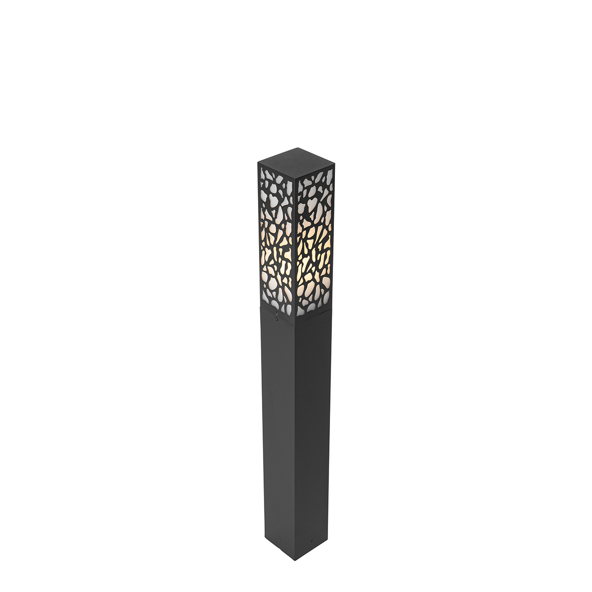 QAZQA nicole - Lampe sur pied extérieur - 1 lumière - L 10 cm - Noir ...