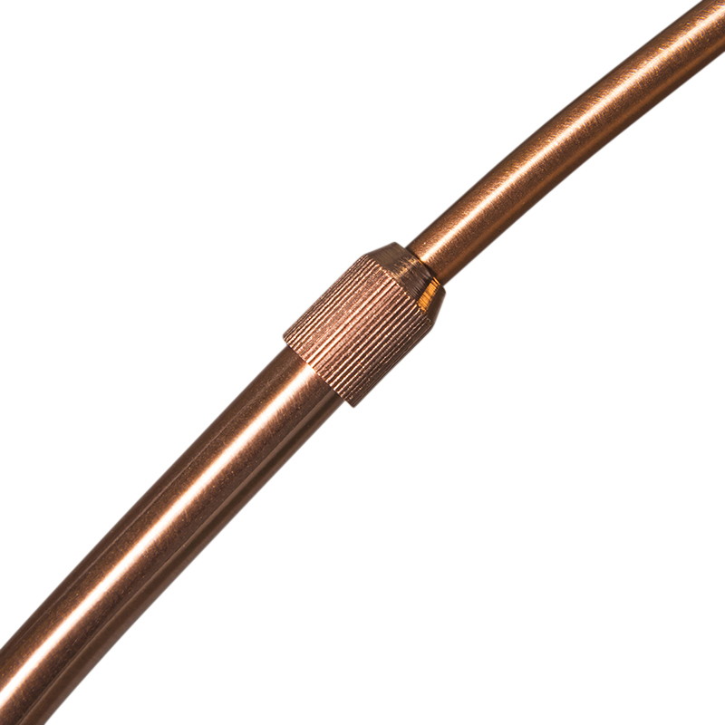 Modern smart arc lamp copper incl. A60 Wifi - Arc Basic