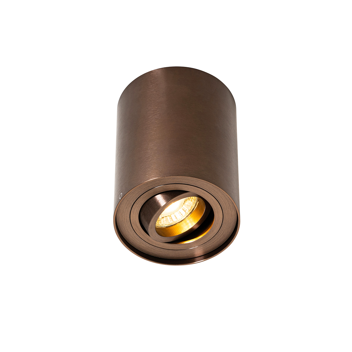 Modern Ceiling Spotlight Dark Bronze Swivel and Tilt - Rondoo Up
