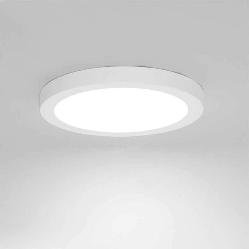 Recessed or Surface-Mounted Spotlight White 22 cm Incl. LED 3-Step Dim ...