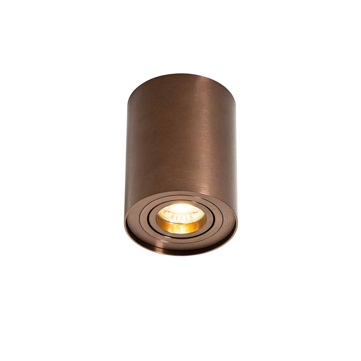 Modern Ceiling Spotlight Dark Bronze Swivel and Tilt - Rondoo Up