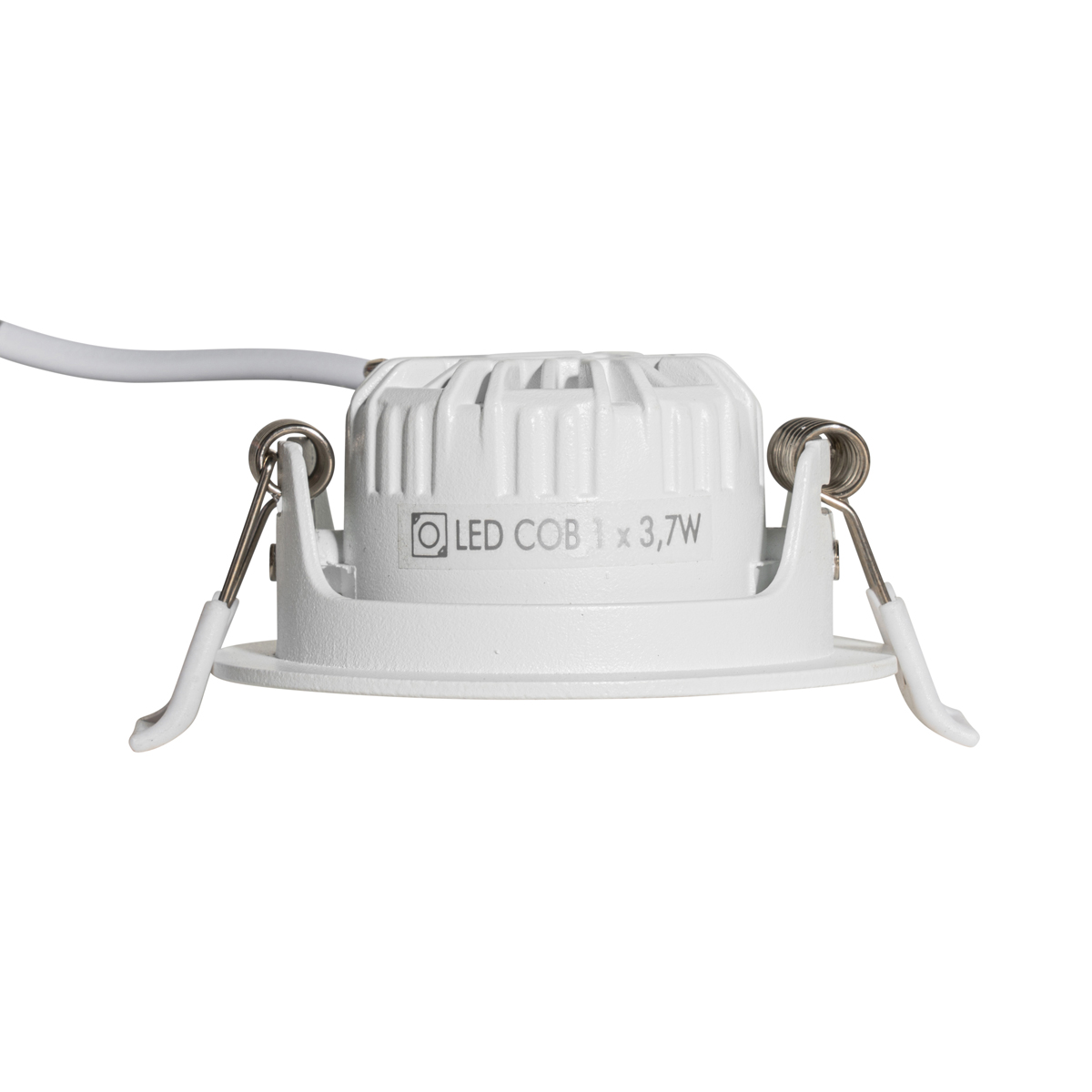 Recessed Spotlight White Tiltable 6.5cm Incl. LED IP54 Ultra Slim - Pupil