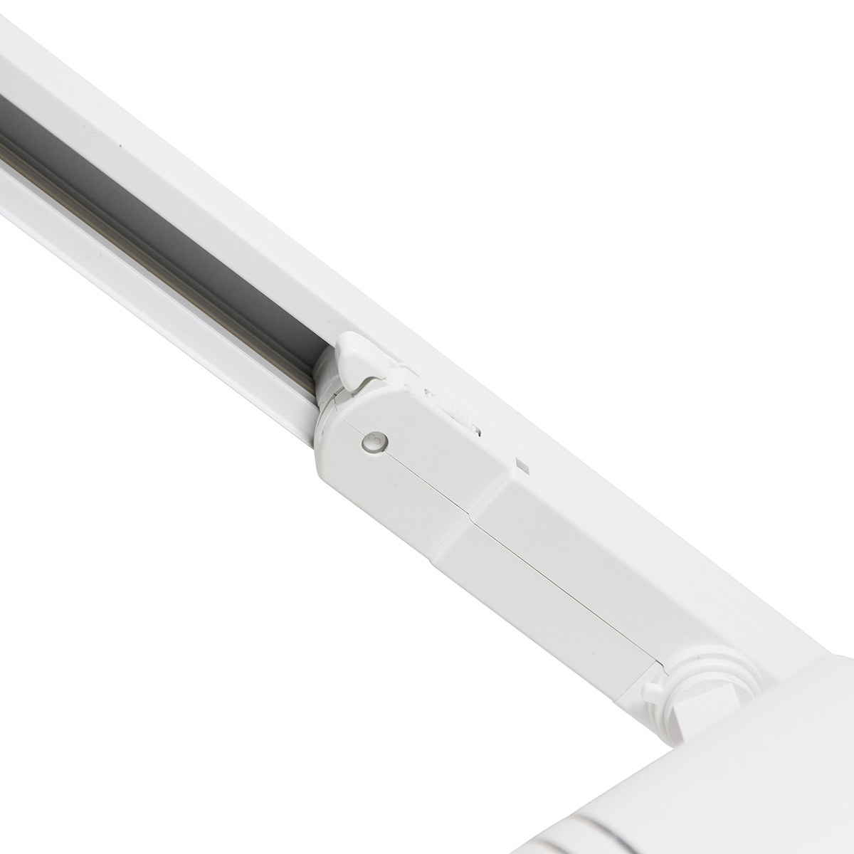 Modern 3-Phase Track Lighting System with 4 Spotlights White - 3-Phase ...