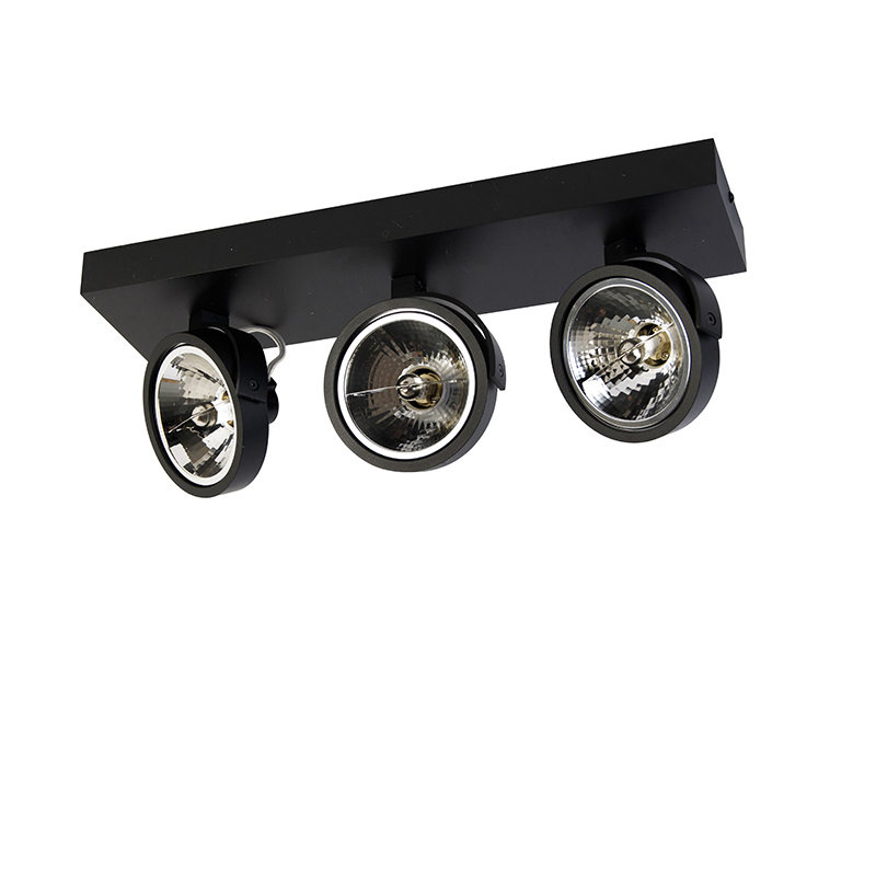 Design Spot Black Adjustable 3-Light - Go
