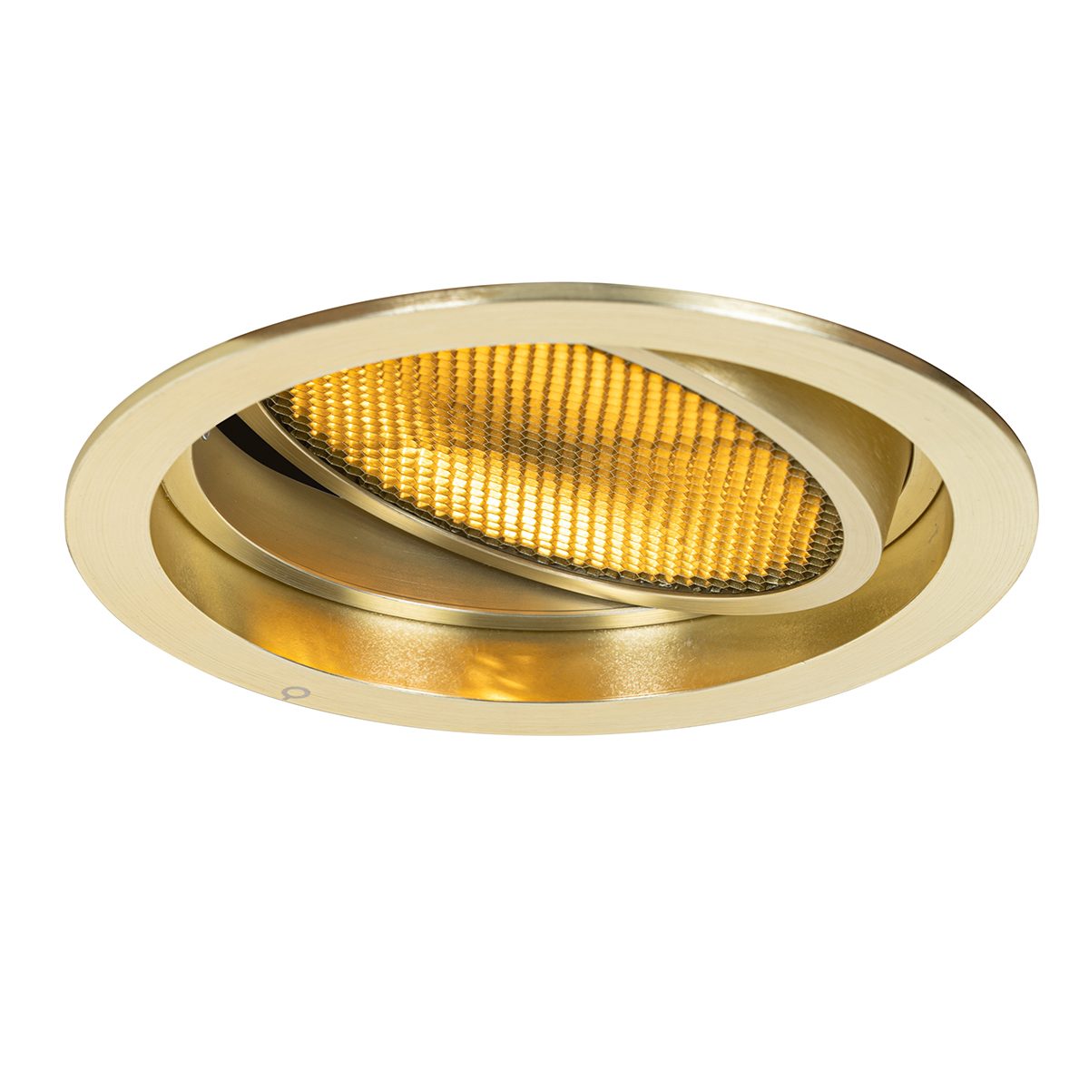 Modern Recessed Spotlight Gold Adjustable - Coop 111 Honey