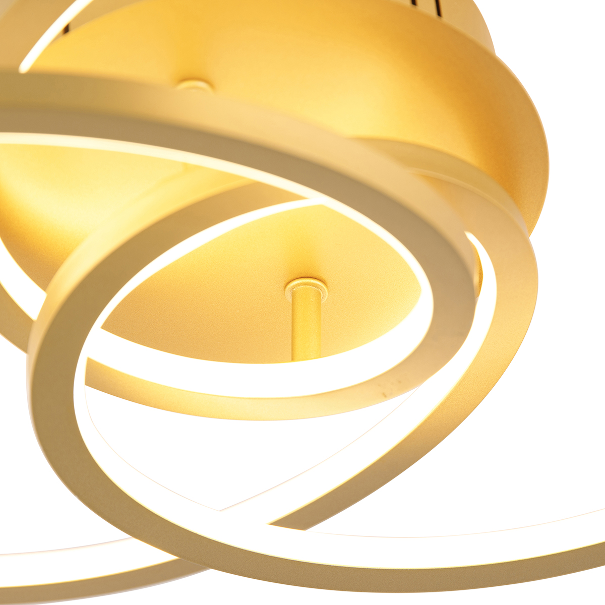 Ceiling Light Gold 45 cm Incl. LED 3-Step Dimmable - Rowin