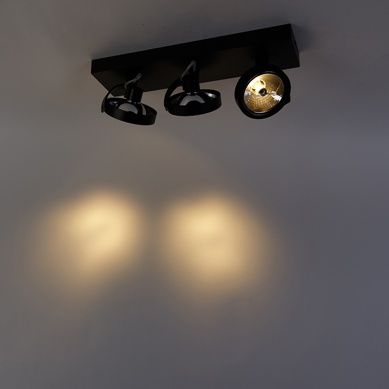 Design Spot Black Adjustable 3-Light - Go