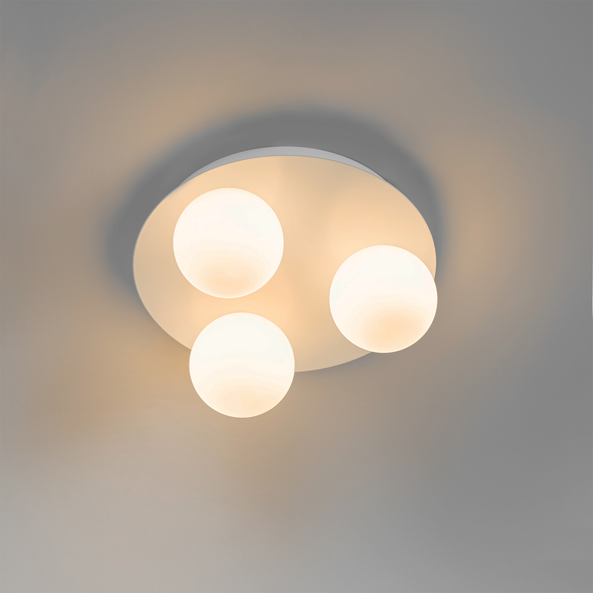 Modern Bathroom Ceiling Light White 3-Light - Cederic